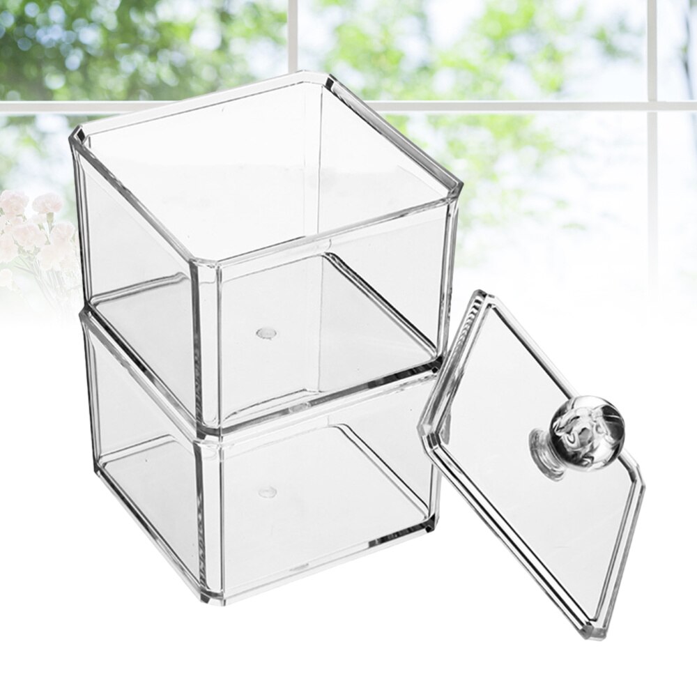 1 Pc Acrylic Transparency Food Storage Box Double ... – Grandado
