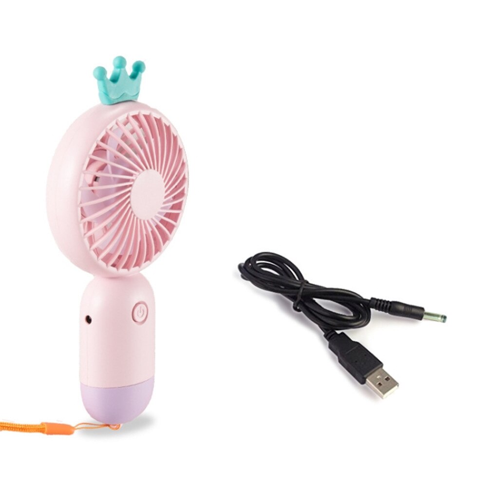 Zomer Mini Handheld Led Fan Usb Studentenflat Stil... – Vicedeal