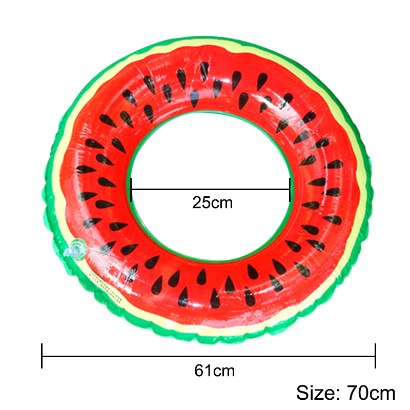 Cute Beach Watermelon Inflatable Swimming Ring Inf... – Vicedeal