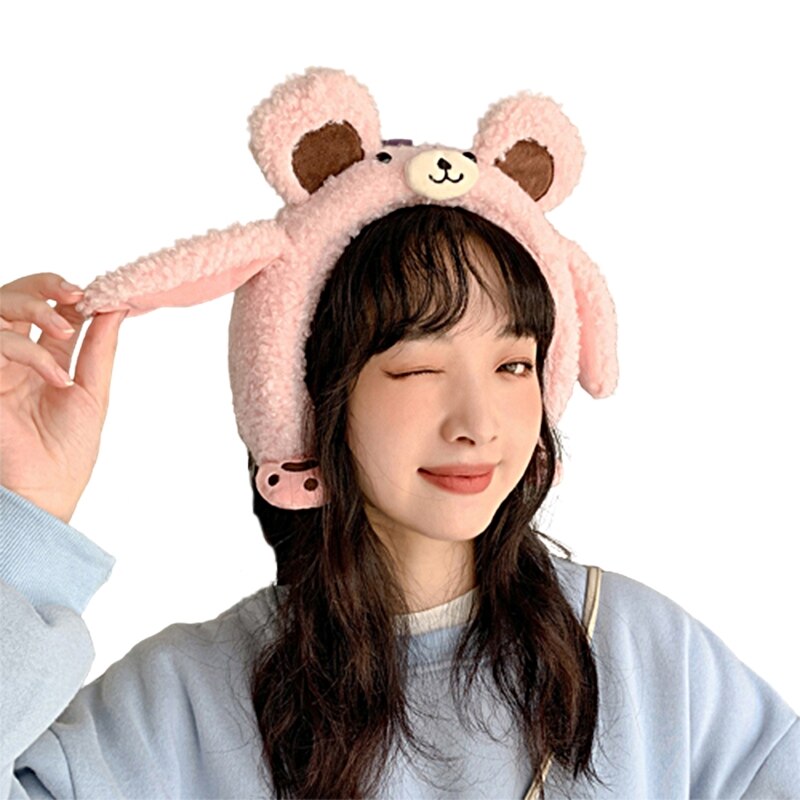 634C Jumping Ears Hat Kids Fleece Ear Warmers Plus... – Vicedeal