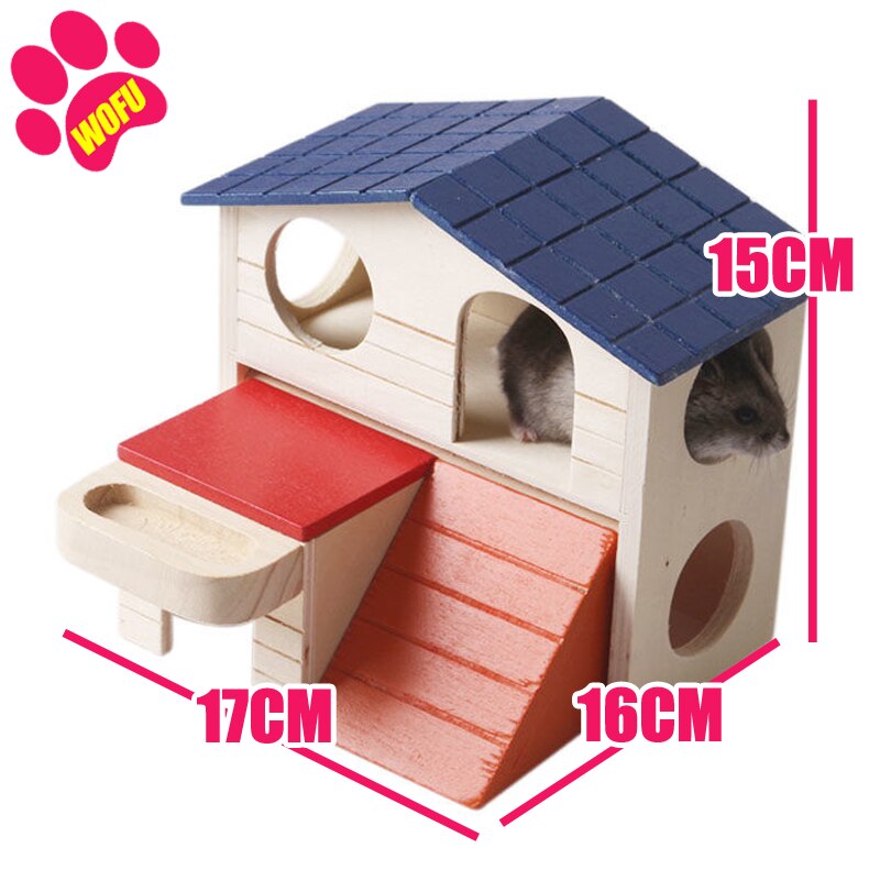 WOFUWOFU Hideout Hamster House ，Hamster Machine wi... – Grandado