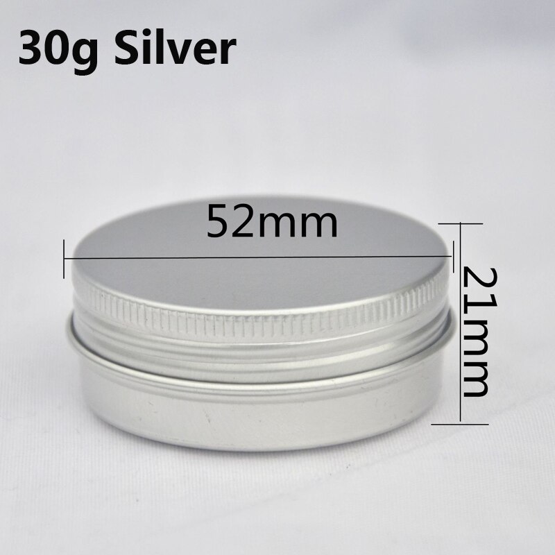 10Pcs 5g 10g 15g 20g 30g 50g Empty Silver Aluminum... – Vicedeal