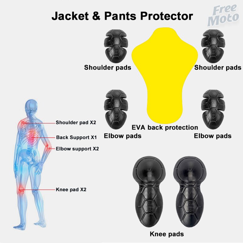 Ce Bescherming Motorfiets Knee Protector Ellebogen... – Grandado