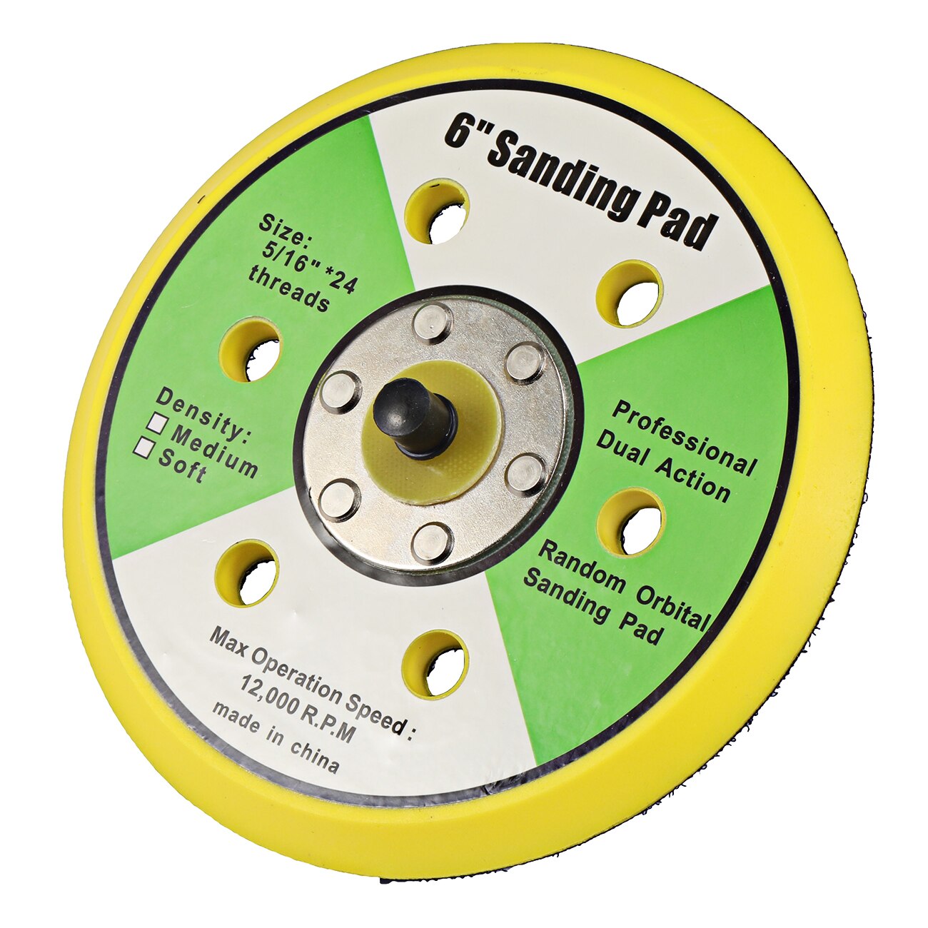 Pouvoir 6" Face Sanding Pad Dual Action Sande... – Grandado