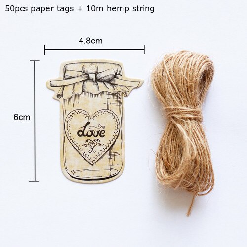 50pcs Chrismas Paper Tags Party Wedding Decoration... – Vicedeal