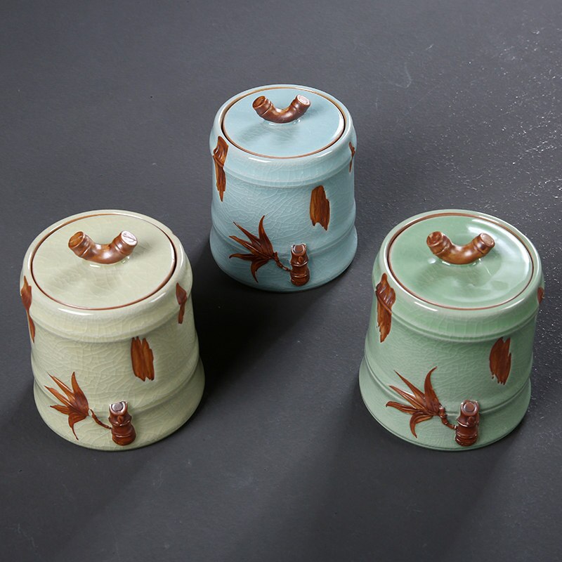 Ceramic Tea Jar Storage Sealed Coffee Storage Bott... – Grandado