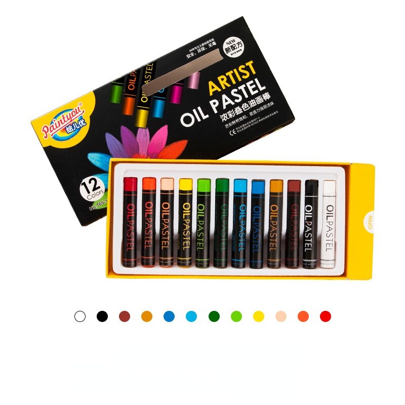 Heavy-color Oil Painting Stick 12-color Smeared Oi... – Grandado