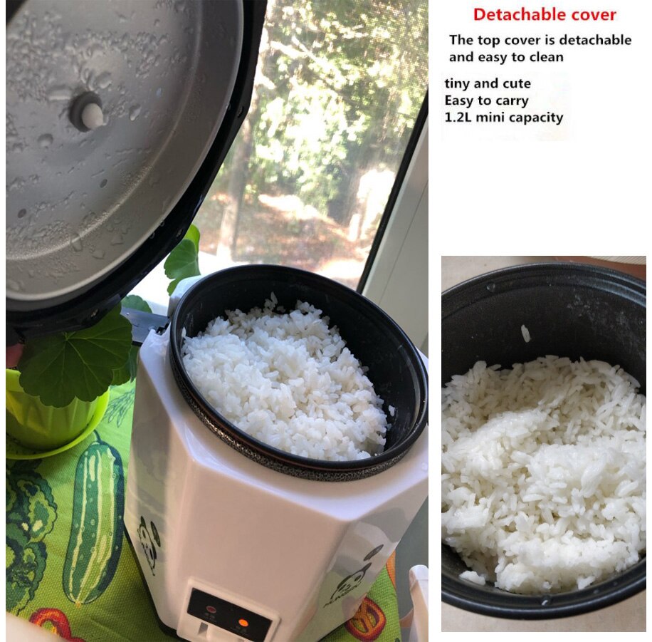 1.2L Mini Electric Rice Cooker 2 Layers Food Steam... – Vicedeal
