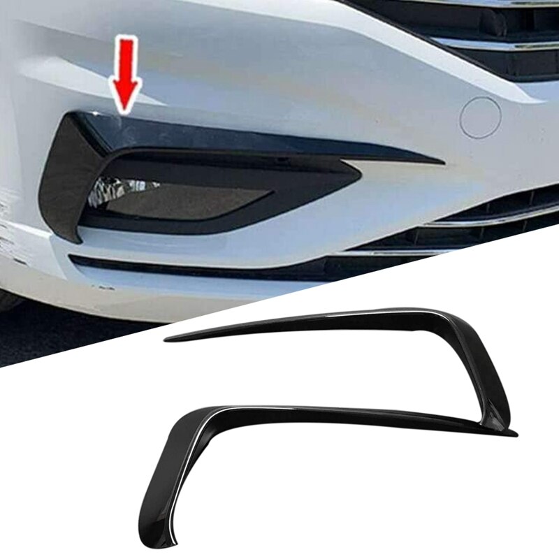 2 stk bil lys svart front støtfanger side tåke lys... – Grandado