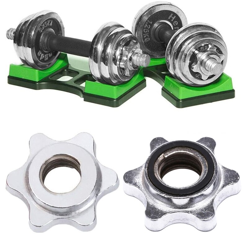 2Pcs Lifting Hexagon Nuts Nut Barbell Bar Clips Sp... – Vicedeal