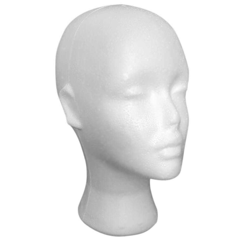 White Human Styrofoam Foam Mannequin Manikin Head ... – Vicedeal