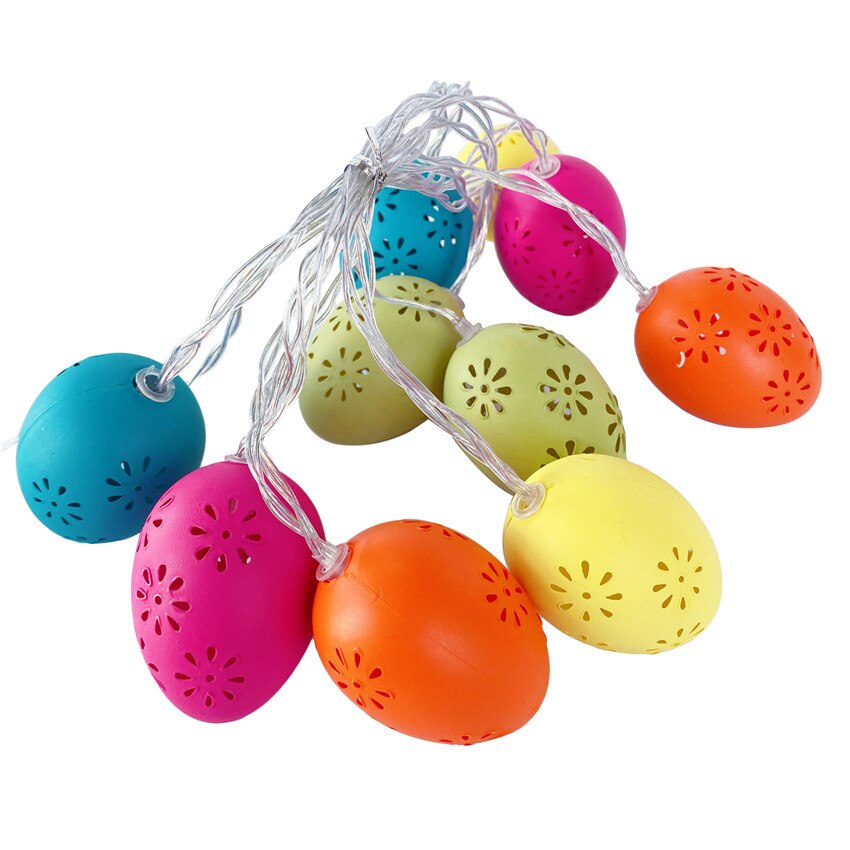 10LED Easter Decorations Hollow Egg LED Strip Ligh... – Vicedeal