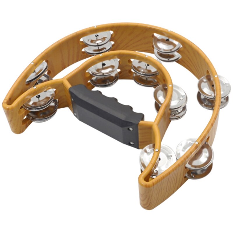 Tambourine Percussion Musical Instruments Hand Bel... – Grandado