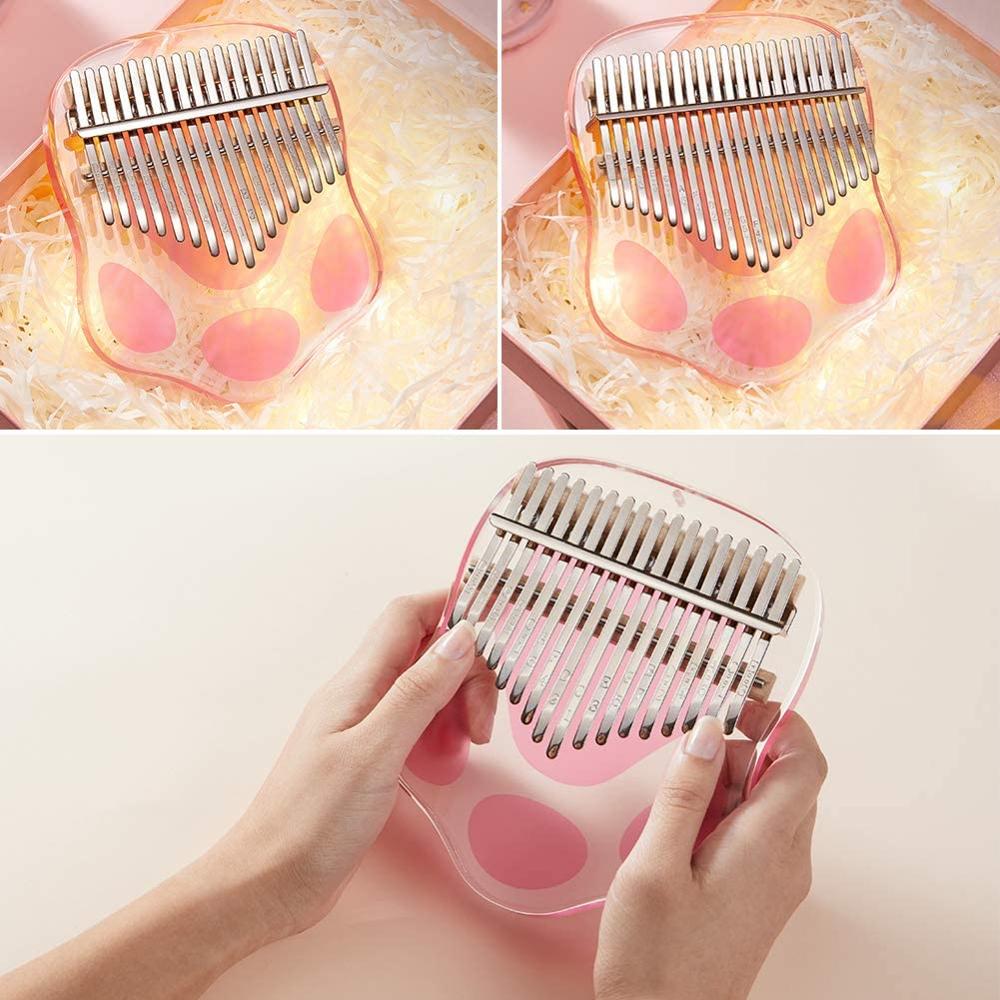 21 Keys Kalimba Thumb Piano,Portable Mbira Transpa... – Grandado