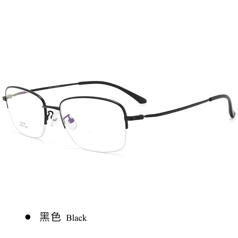 BCLEAR Men Semi-Rimless Titanium Alloy Glasses Fra... – Grandado