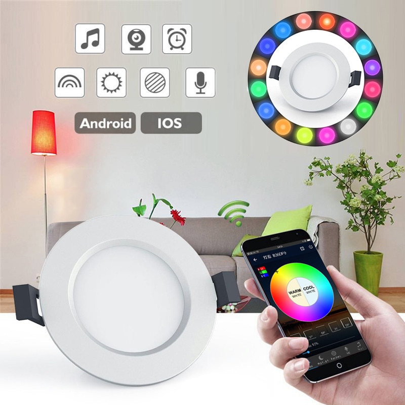 Smart Downlight Wifi Work with App Remote Control ... – Vicedeal
