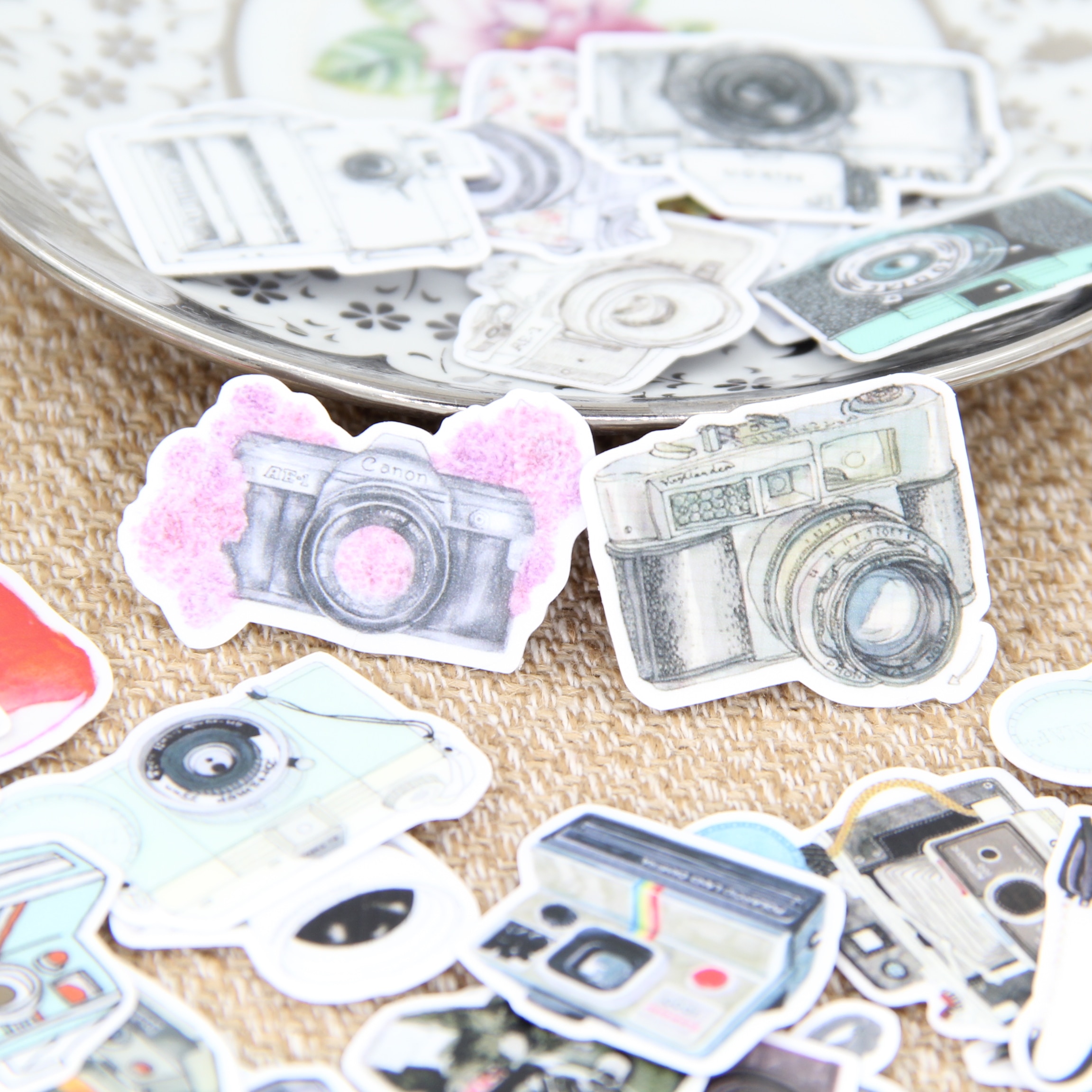 35PCS camera Stickers Crafts And Scrapbooking stic... – Vicedeal