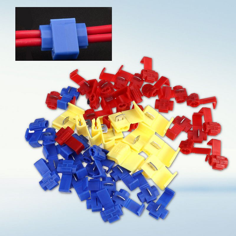 100Pcs Assorted Insulated Quick Splice Wire Connec... – Vicedeal