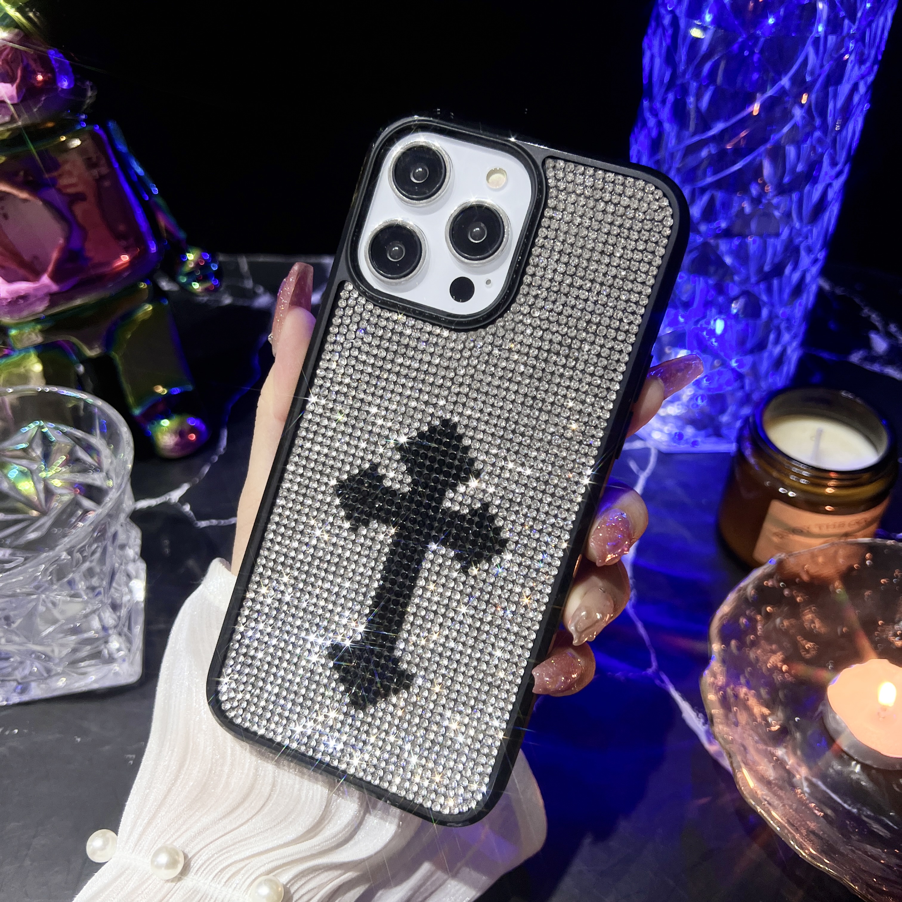 Chic Style Luxury Bilng Bling Gothic Cross Rhinest... – Vicedeal
