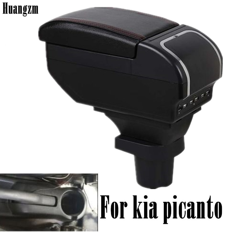 Kia picanto -kyynärnojan laatikko 9 usb-liitäntä s... – Vicedeal