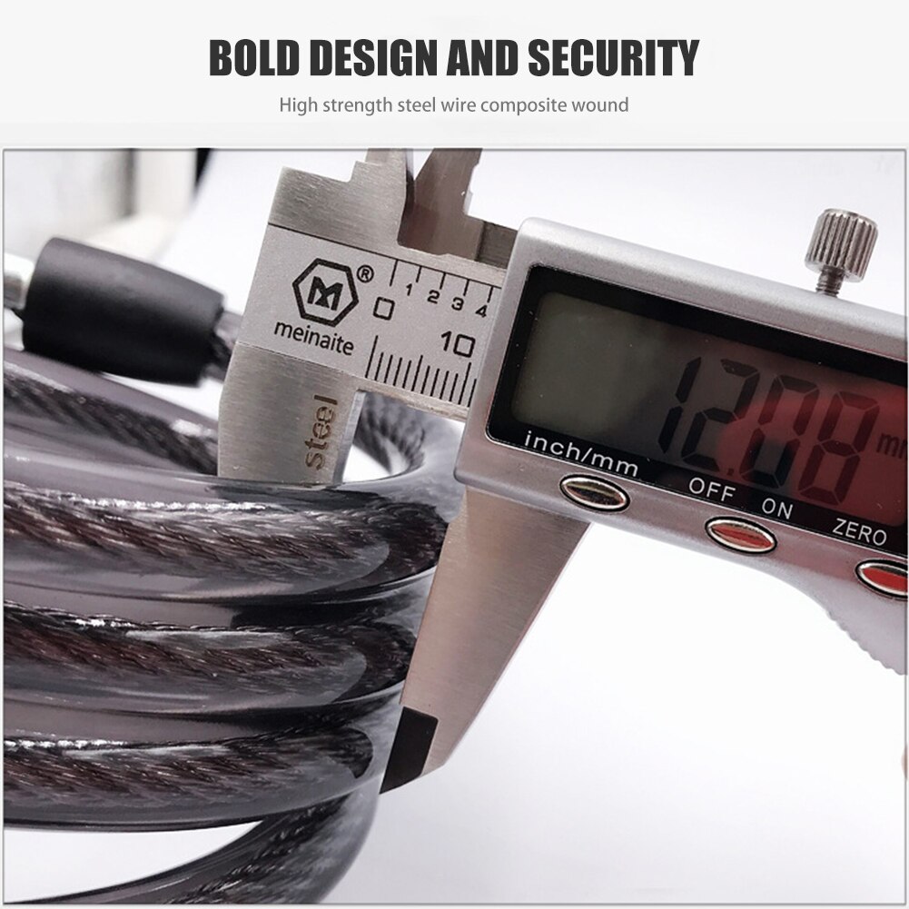 Five-digit Password Lock Steel Wire Lock Cycling B... – Grandado