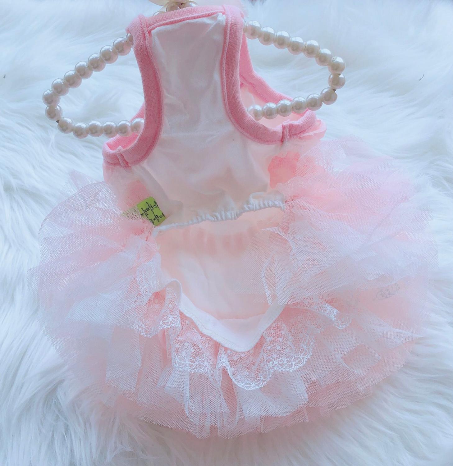 Girl Dog Cat Dress Tutu Lace Pet Puppy Skirt Sprin... – Grandado