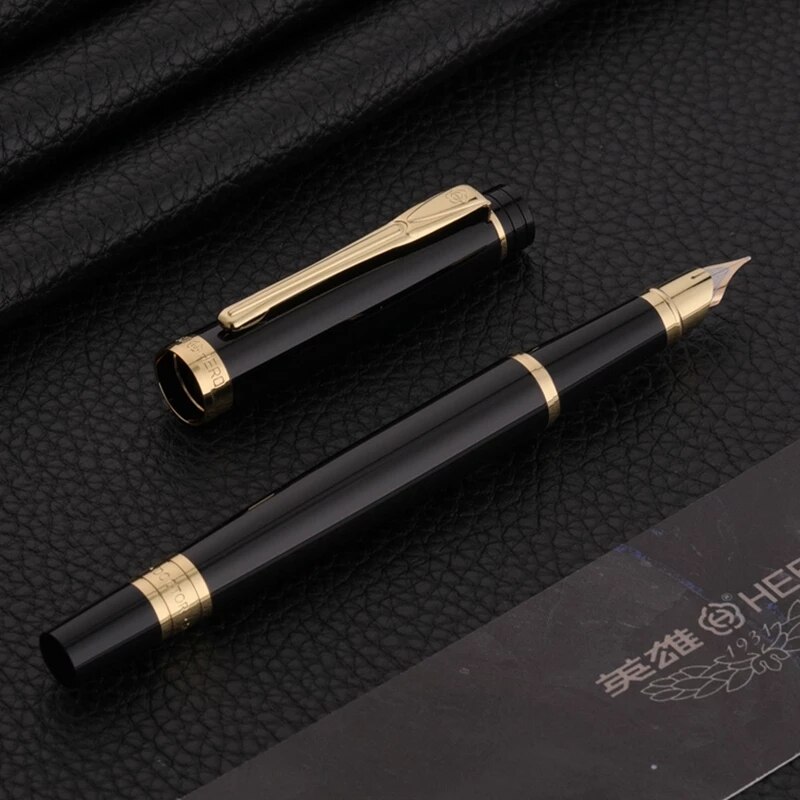 Hero Pen Black 3802 Iraurita Fountain Fine nib Cal... – Vicedeal