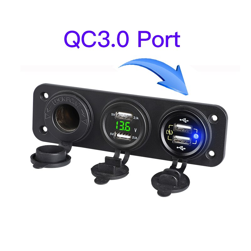 Snelle QC3.0 Telefoon Oplader Adapter Sigarettenaa... – Grandado