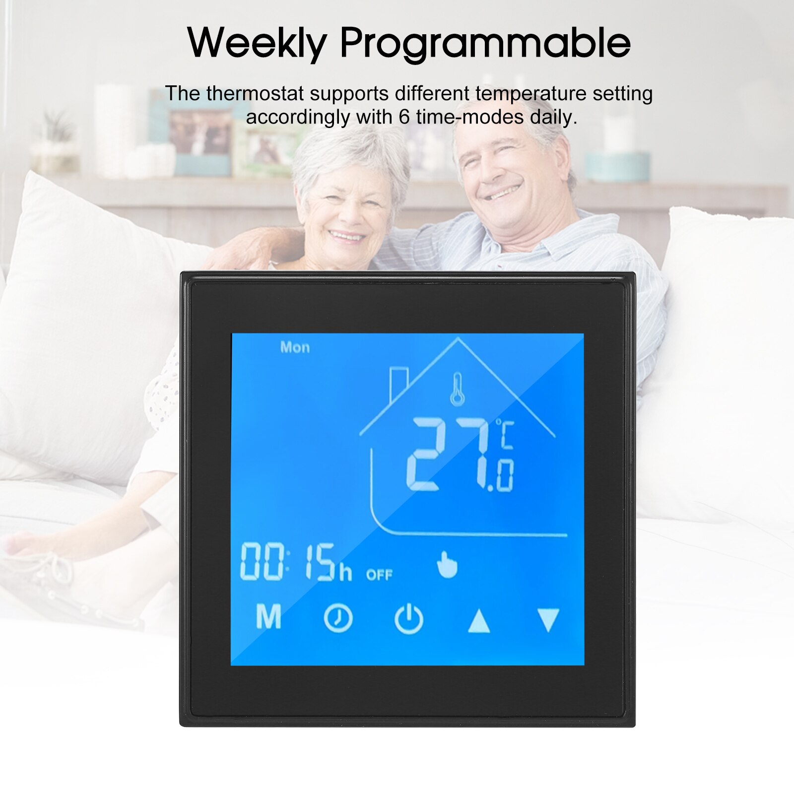 Touch Thermostat Temperature Controller LCD Displa... – Grandado