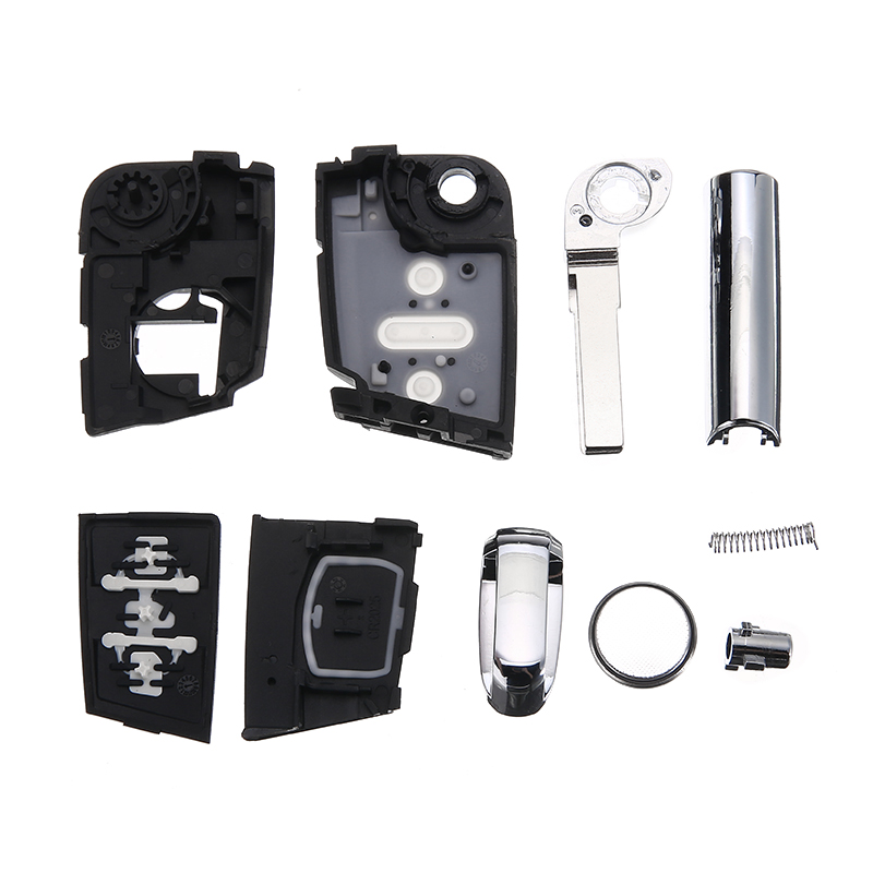 3 Button Flip Folding Remote Key Fob Shell Case Re... – Grandado