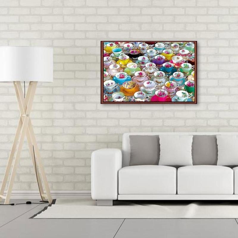 Legpuzzels 1000 Stuks Puzzels Theekopje Foto Jigsa... – Vicedeal