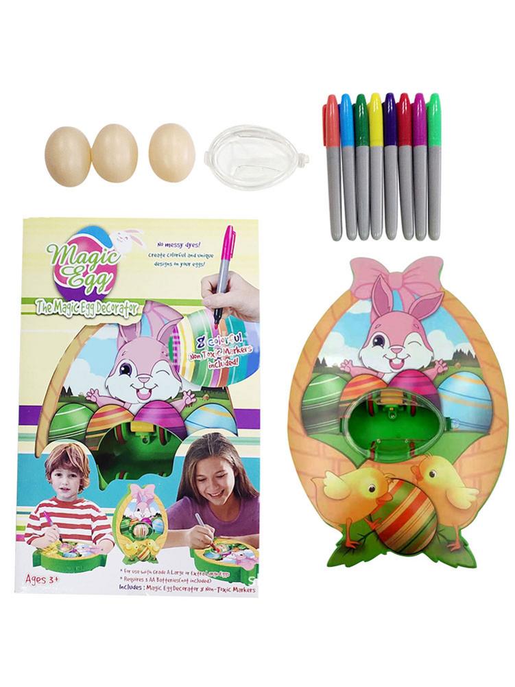 DIY Easter Egg Decorating Coloring Kit Egg Spinner... – Grandado