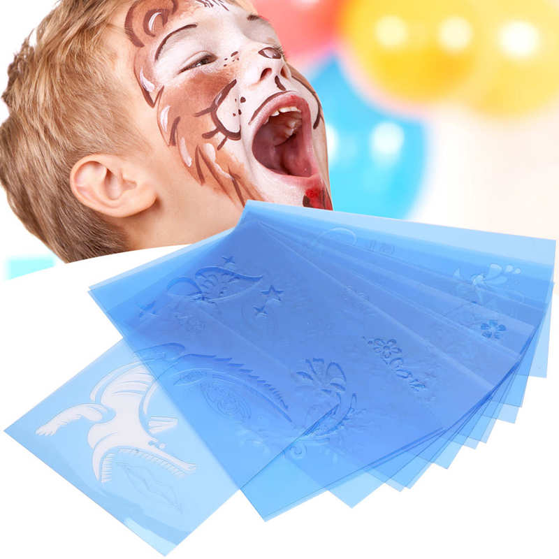 PET Face Painting Template Reusable Face Paint Ste... – Vicedeal