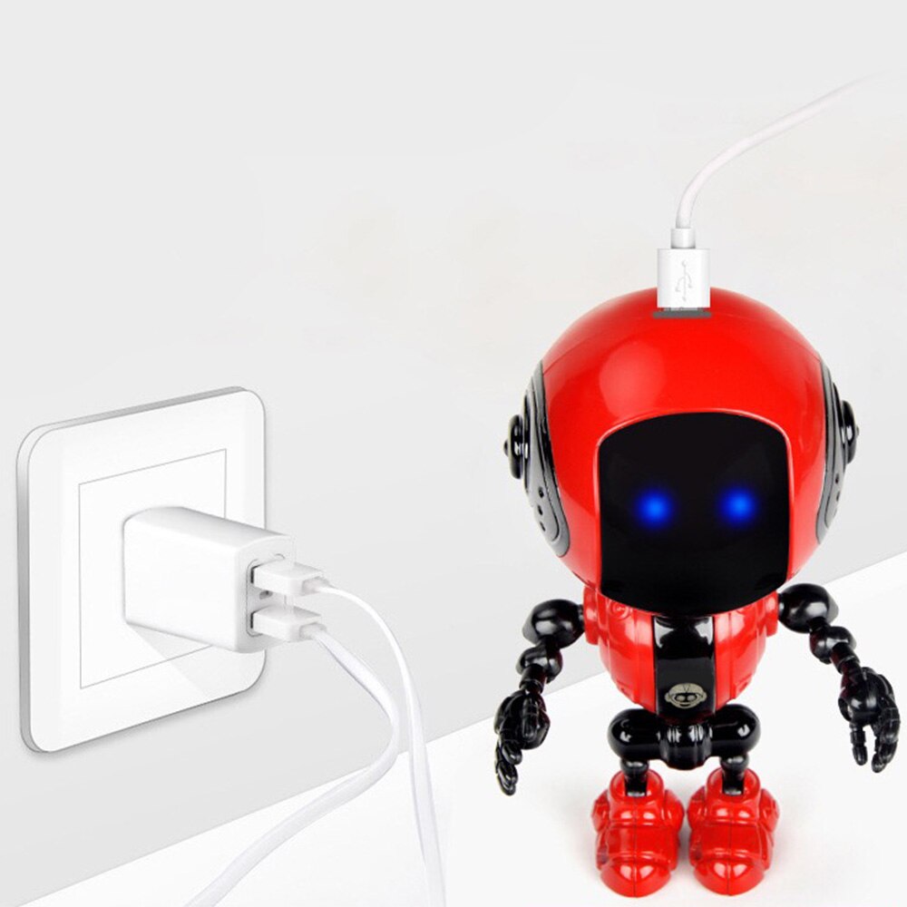 Mini Alloy Robot Rechargeable Kids Touch Sensor LE... – Grandado