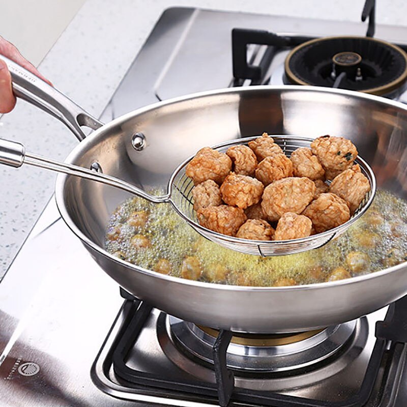 1Pcs Oval Skimmer Cookware Food Filter Portable Ki... – Vicedeal
