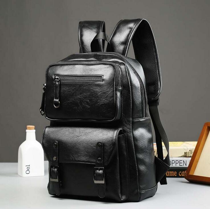 bag again 031117 man leather backpack student scho... – Grandado