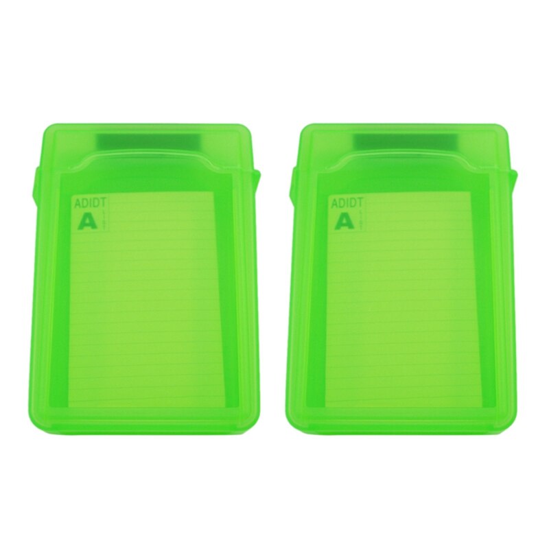 2Pcs 3.5-Inch IDE/SATA HDD Storage Box (Green) – Vicedeal
