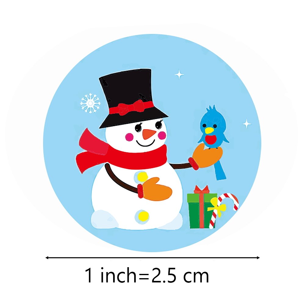 8 Ontwerpen Vrolijk Kerstfeest Sticker Afdichting ... – Vicedeal