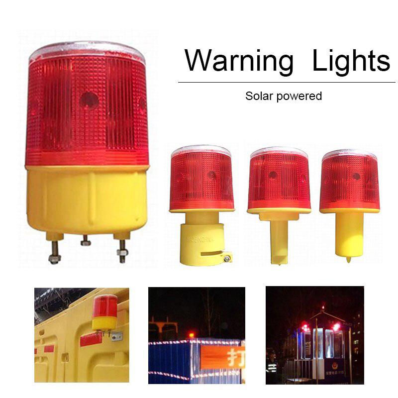 Solar Powered Traffic Warning Light LED Bulb Indic... – Vicedeal