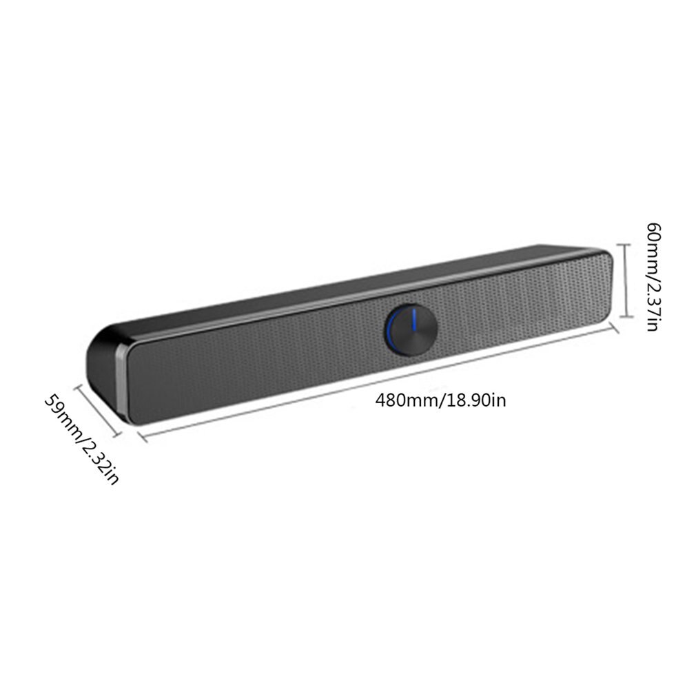Computer Desktop Mini Loudspeaker Box USB Wired Po... – Grandado