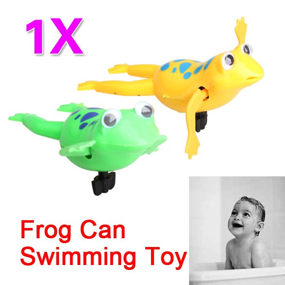 1PC Kids Cute Swimming Frog Toys Kids Wind-Up Bath... – Grandado