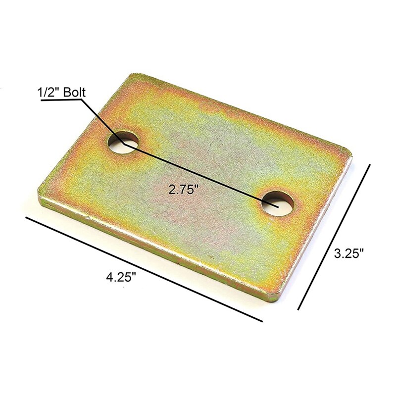 New5/16Inch Welded Trailer Hook with Support Plate... – Grandado