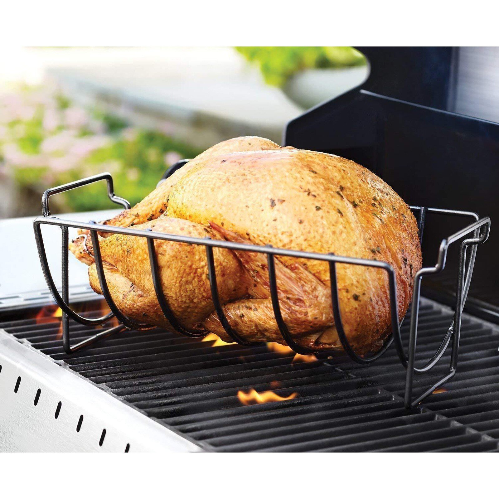 Stainless Steel Rib Rack Non-stick Rib Shelf Bbq S... – Grandado