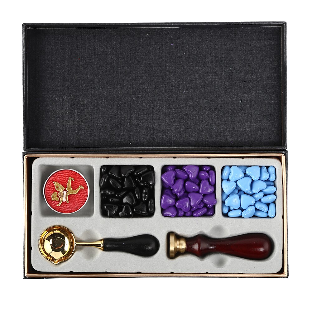 Zegellak Set Messing Lepel Seal Stempel Kralen Wax... – Grandado