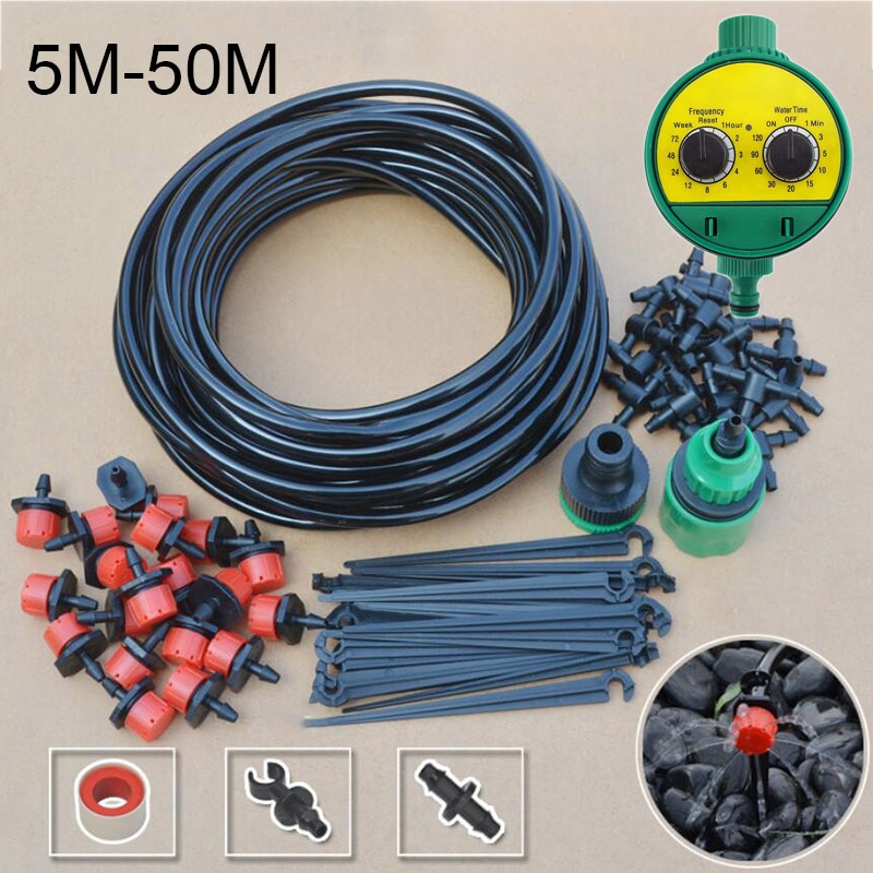 50M Drip Irrigatie Spray Tuinieren Plant Veg Water... – Vicedeal