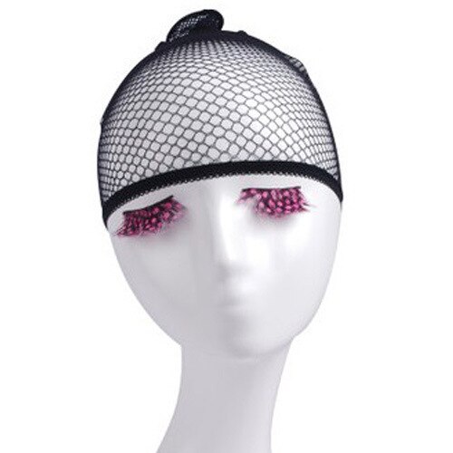 Hairnets Women Men Mesh Weaving Black Wig Hair Net... – Grandado