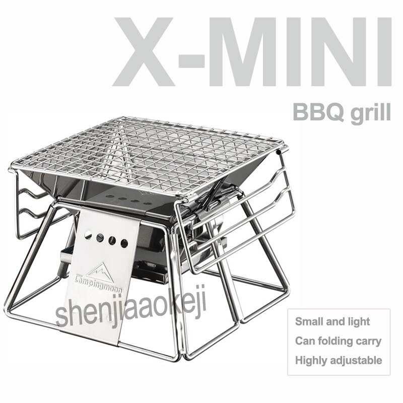 1pc Outdoor Exquisite Portable Stainless Steel BBQ... – Grandado