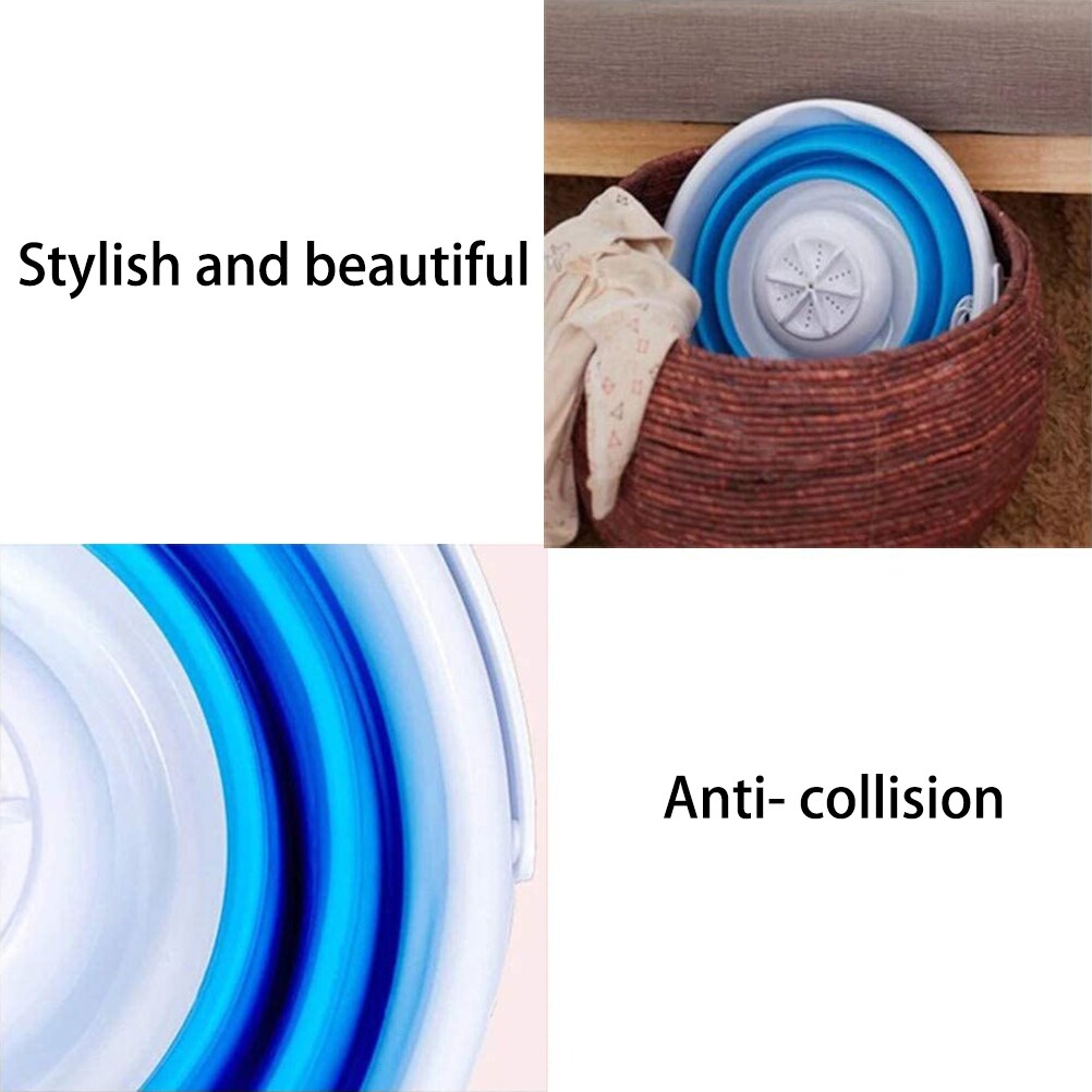 Mini Washing Machine With Foldable Tub Portable Pe... – Grandado