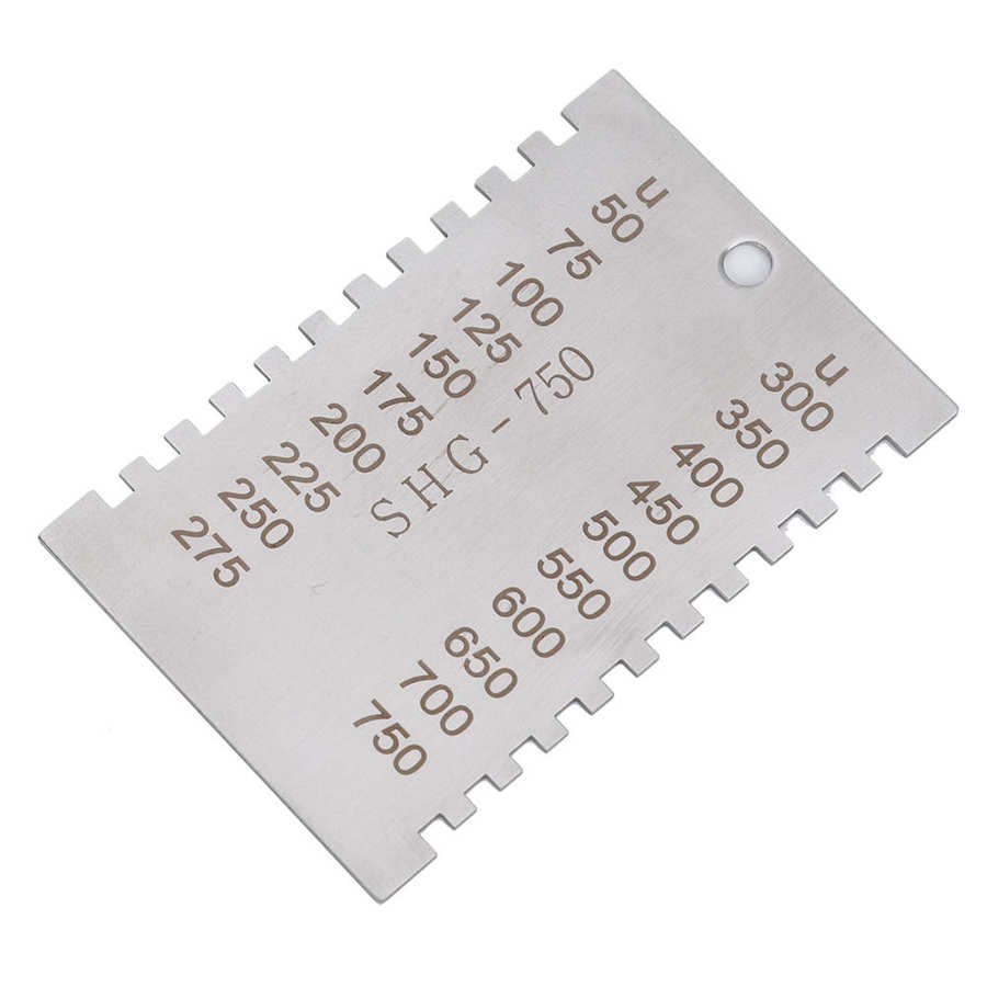 Rectangular thickness gauge wet film comb measurin... – Grandado