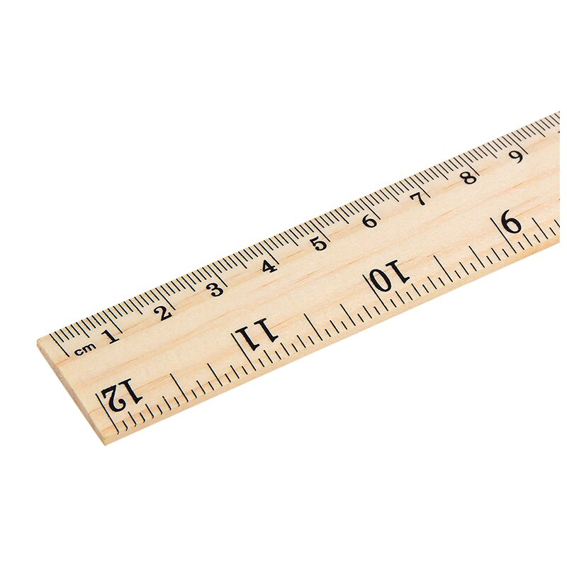 12 x Wood Ruler Student Rulers Wooden School Ruler... – Grandado